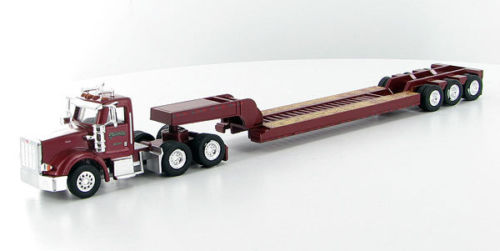 Tonkin 1:87 HO Scale Peterbilt 367 Fairchild W/ Lowboy Trailer NEW ...